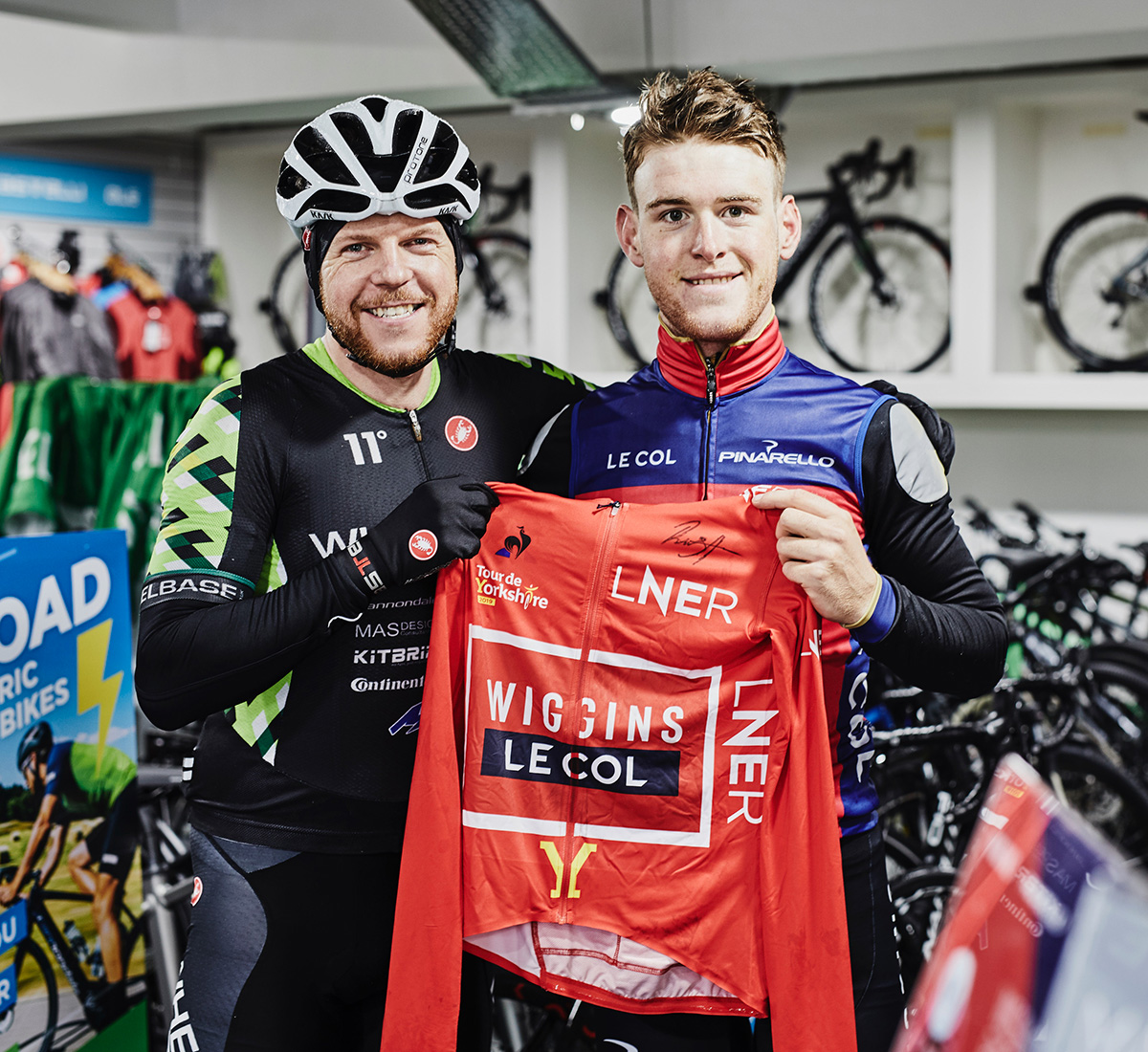 Signed Team Wiggins Le Col Jersey - Wheelbase