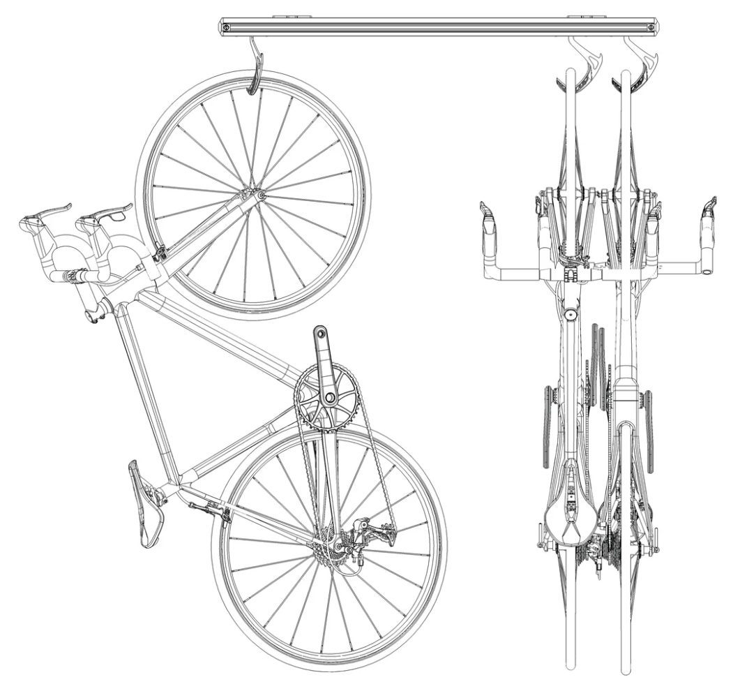 Stashed Products SpaceRail - a revolution in bike storage - Wheelbase