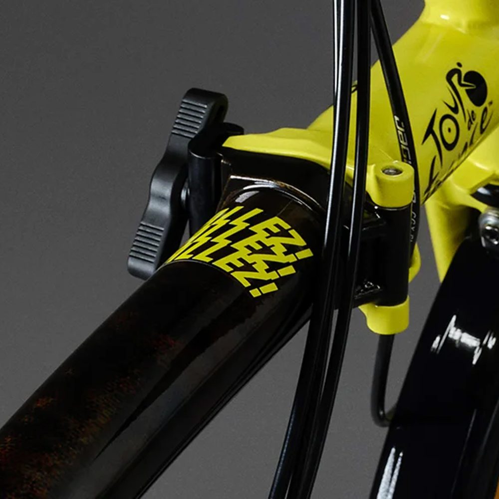 Brompton C Line 2025 | 6 Speed | Mid Bar | Leaders Yellow - Wheelbase