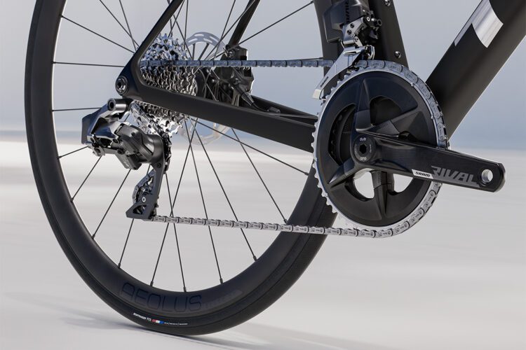 Trek Madone SL 6 AXS Gen 8 2025 | Matte Dark Web - Wheelbase